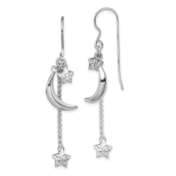 LaneMax | Jewelry | Sterling Silver Rhodiumplated Dc Puffed Star And ...